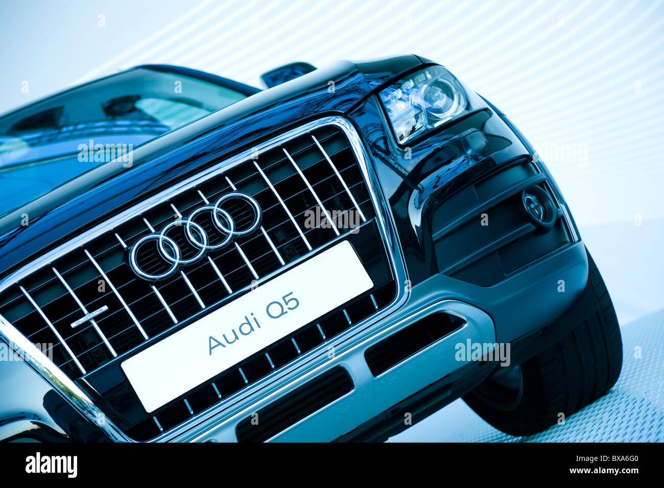 Presentation of the brand new car model audi quattro Q5, suv, crossover ...