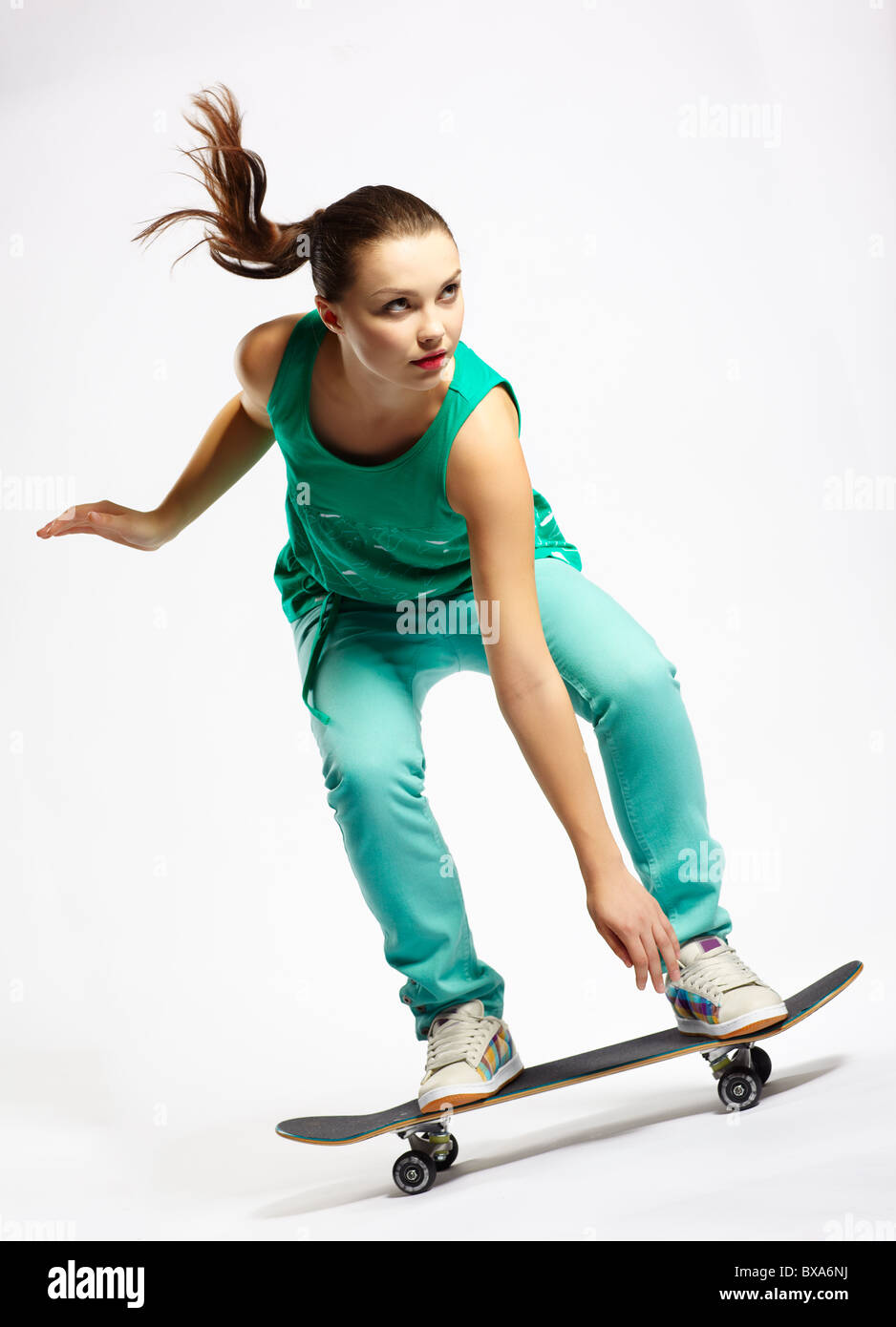 Girl skateboard competition hi-res stock photography and images - Alamy