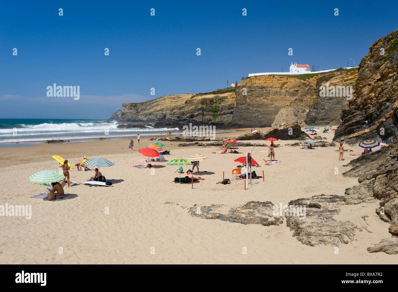 Portugal, the Alentejo, Zambujeira do Mar beach Stock Photo - Alamy