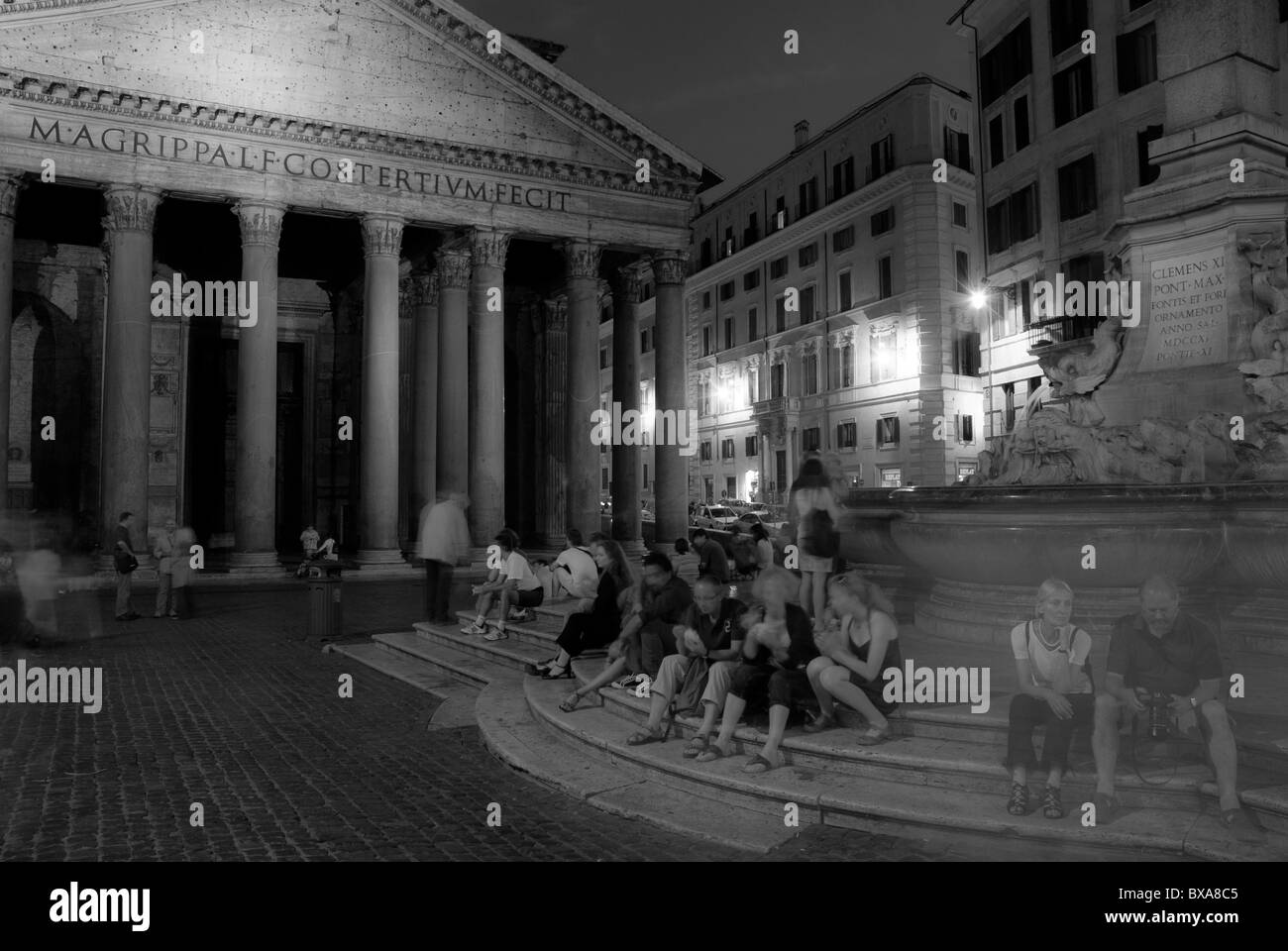 Pantheon Square, Rome, Lazio, Italy Stock Photo - Alamy
