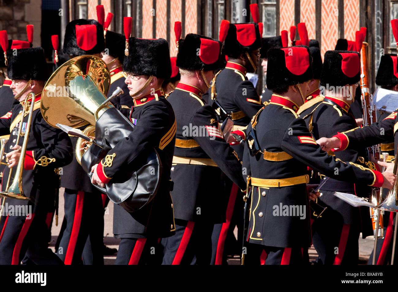 Changing of the Guard Ceremony, Windsor Castle, Windsor, Berkshire ...