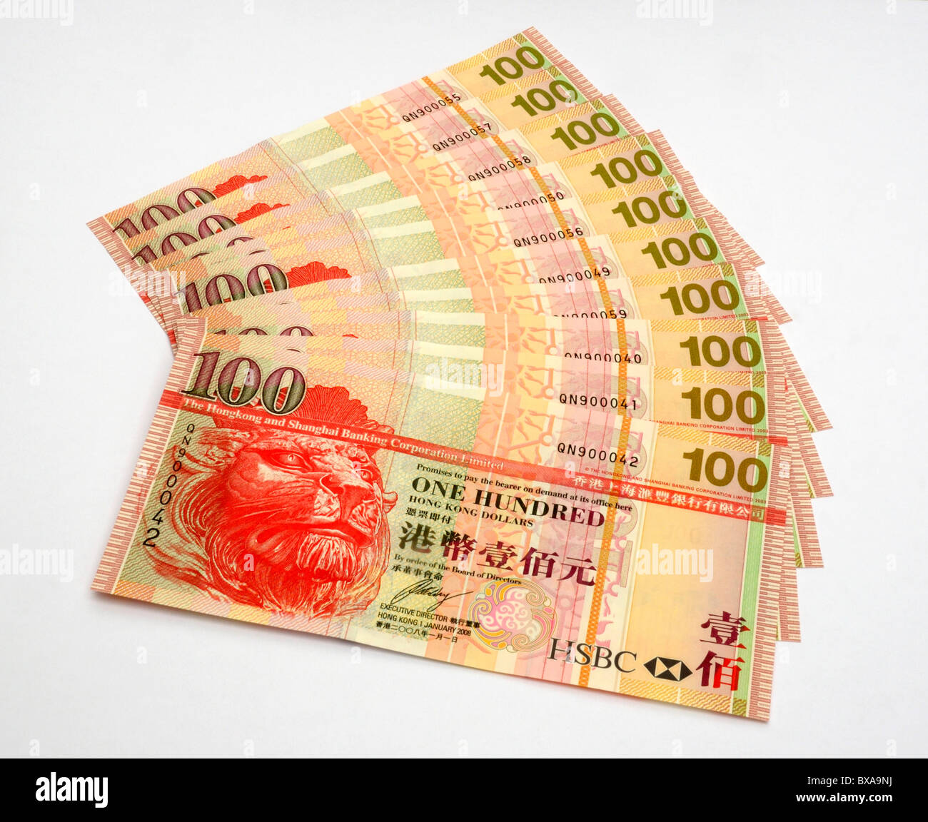 100 hong kong dollar banknote hi-res stock photography and images - Alamy