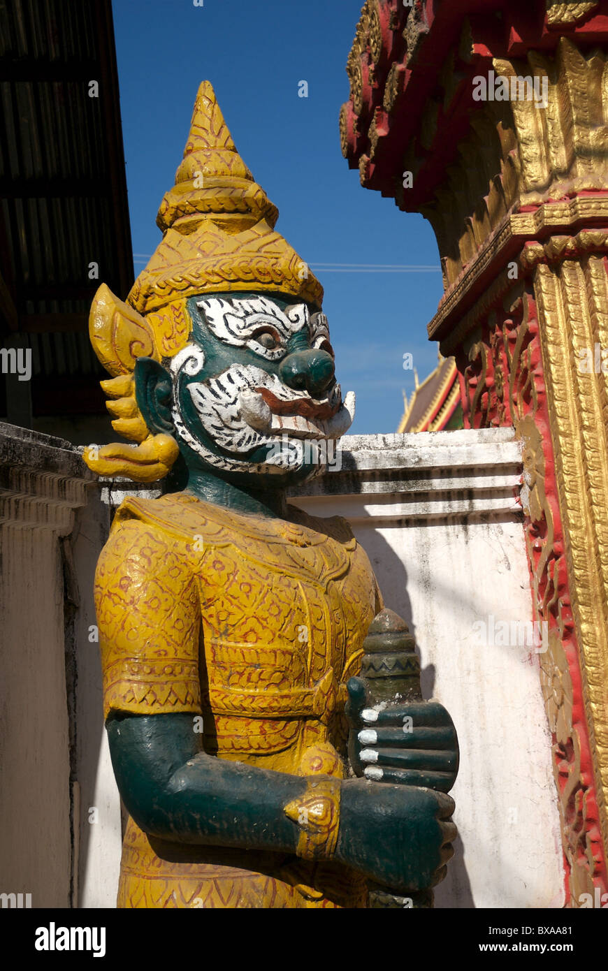 At every Buddhist temple there are temples to guard devaluation of evil ...