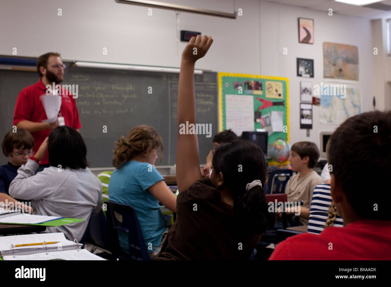 6th grade classroom hi-res stock photography and images - Alamy