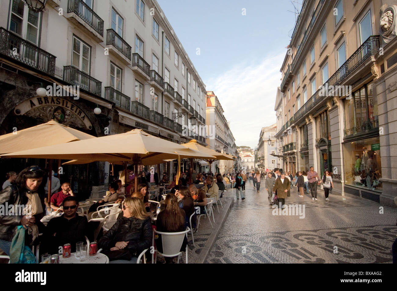 traditional cafe brasileira lisbon portugal Stock Photo - Alamy