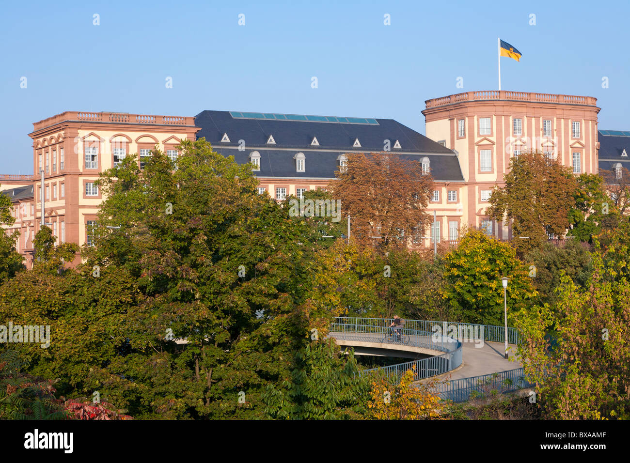 CASTLE, BAROQUE PALACE, MANNHEIM, BADEN-WUERTTEMBERG, GERMANY Stock ...