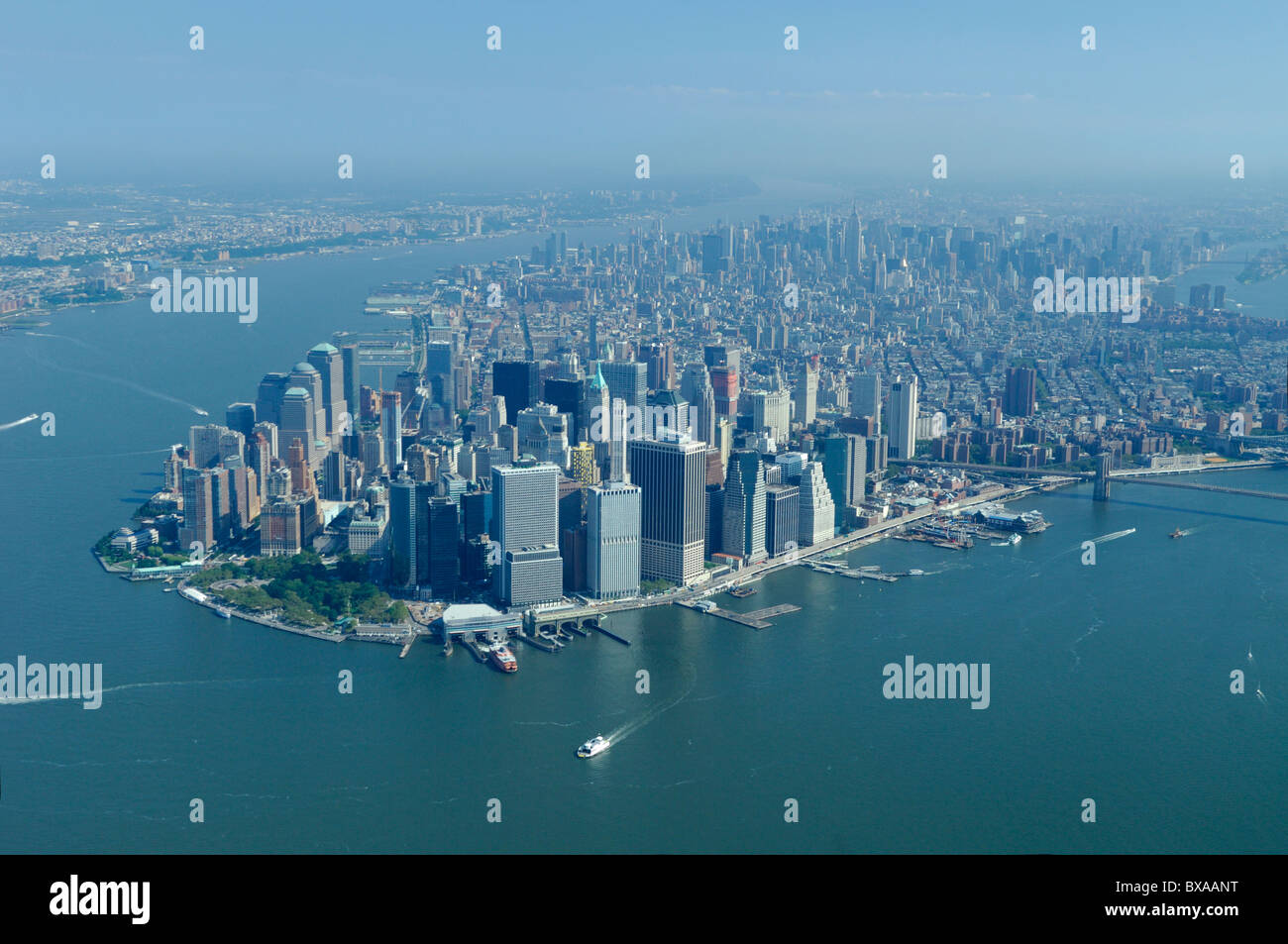 Lower manhattan aerial hi-res stock photography and images - Alamy