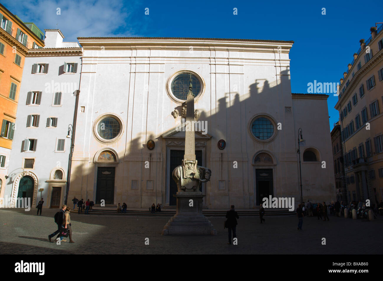 Piazza della Minerva centro storico the old town Rome Italy Europe ...
