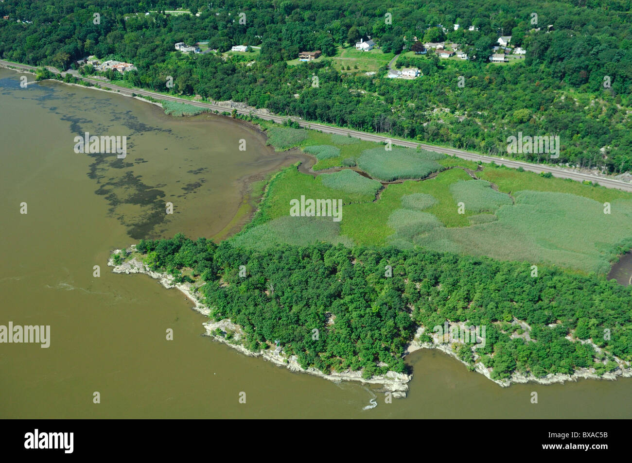 Aerial view of marsh hi-res stock photography and images - Alamy