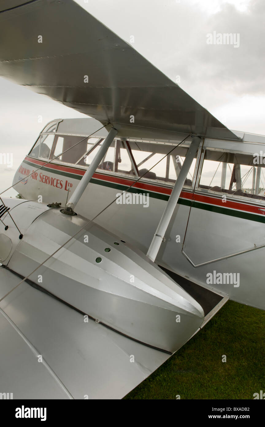 A vintage de Havilland Rapide passenger biplane aircraft Stock Photo ...