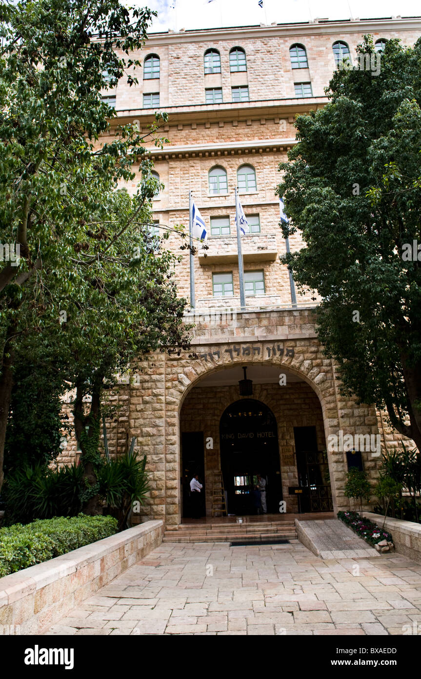 Main entrance to the King David hotel in Jerusalem Stock Photo - Alamy