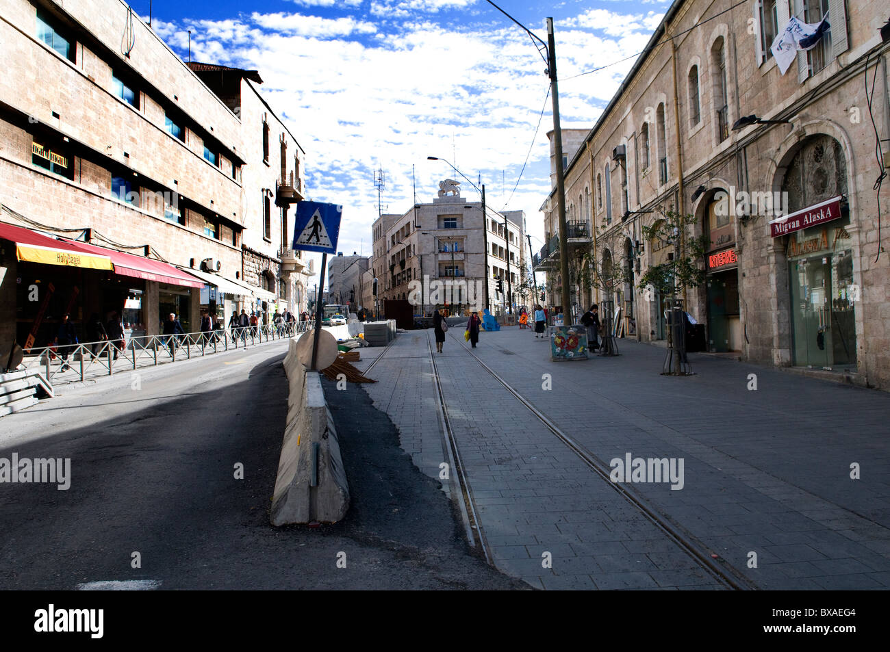 Jaffa street downtown jerusalem hi-res stock photography and images - Alamy