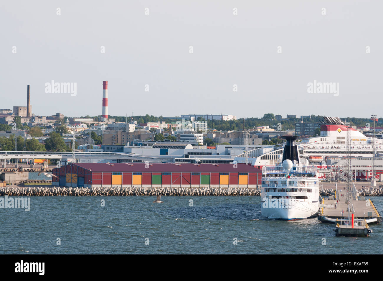 The port in Tallinn, Estonia Stock Photo - Alamy