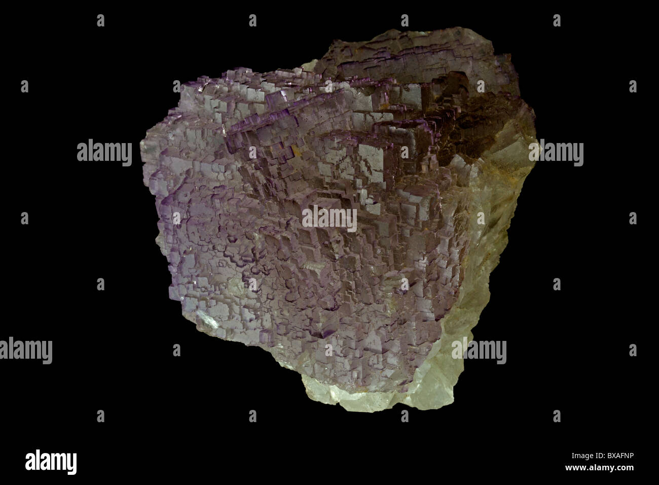 Fluorite (CaF2-calcium fluoride) Fluorite (purple) is one of the most ...