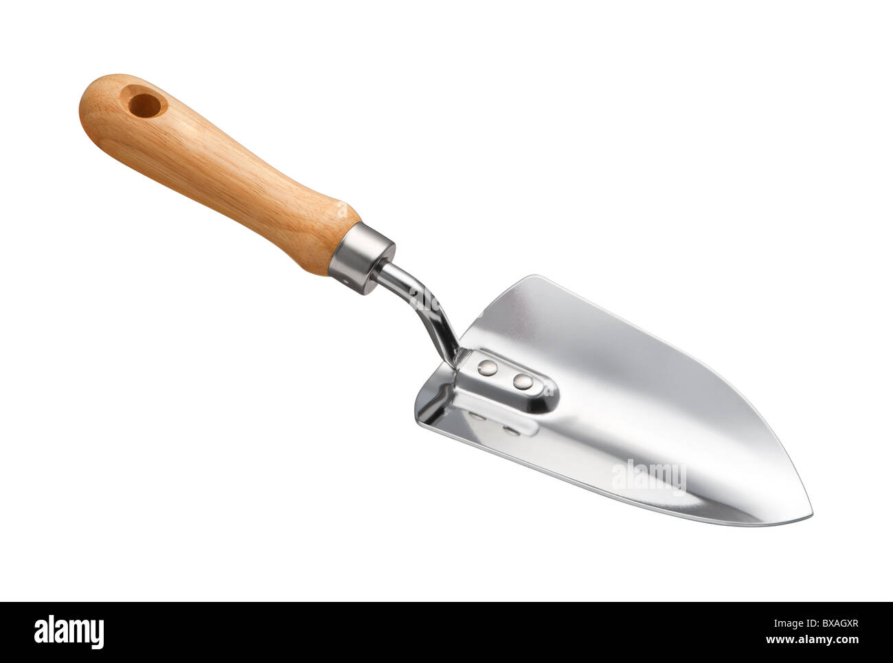 Garden Trowel isolated on a white background Stock Photo - Alamy