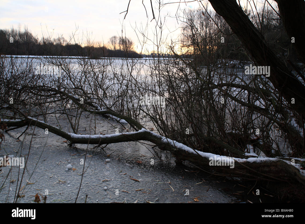 Nottingham colwick country park winter hi-res stock photography and ...