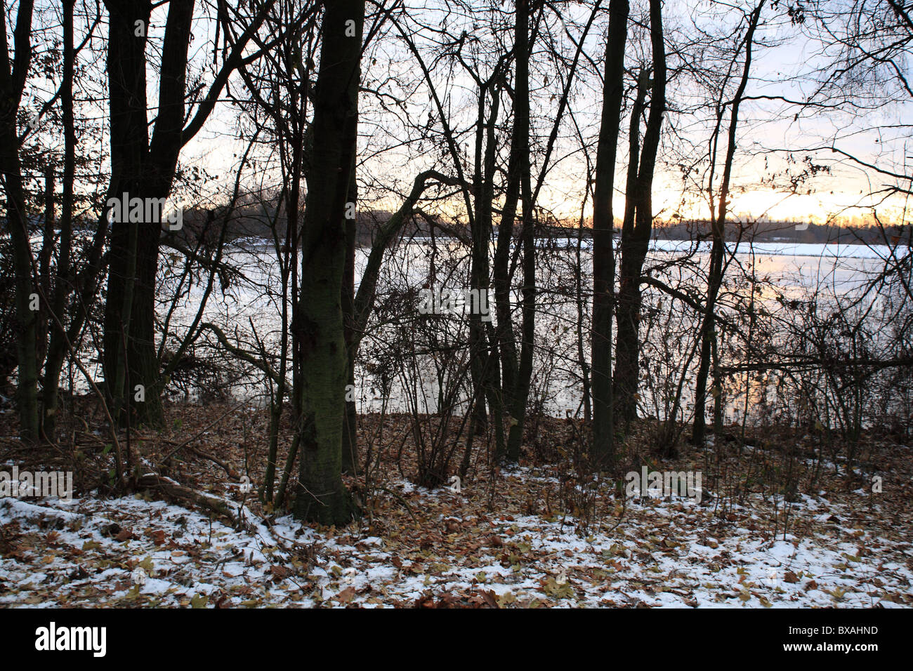 Nottingham colwick country park winter hi-res stock photography and ...