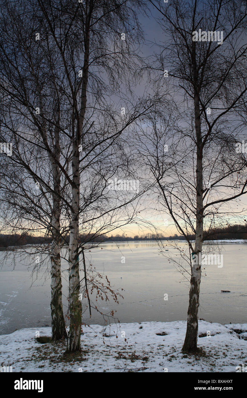 Nottingham colwick country park winter hi-res stock photography and ...