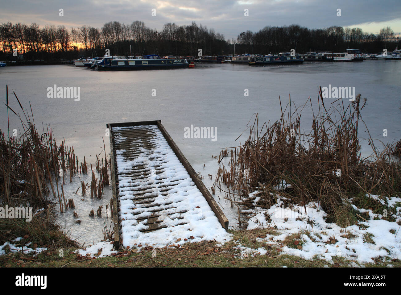 Winter Parkland Scenes Nottingham England Stock Photo - Alamy