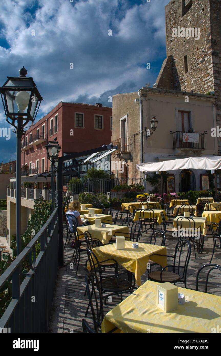 Sicily Taormina Cafe High Resolution Stock Photography and Images - Alamy