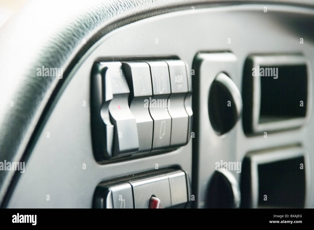 The panel of devices of a lorry Stock Photo - Alamy