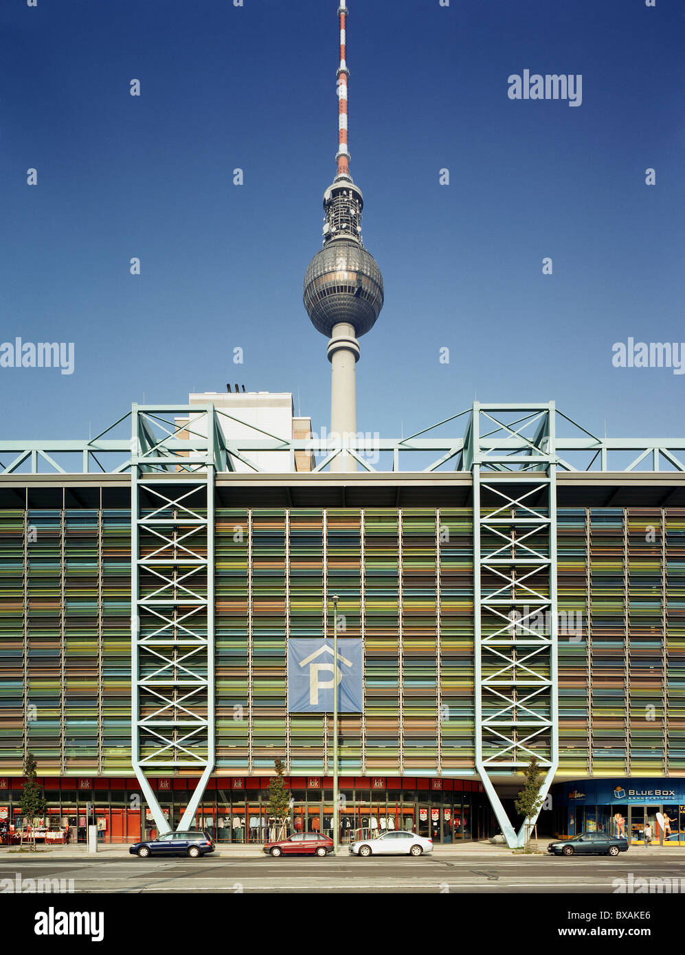 Multi-storey car parks at the Rathauspassagen, Berlin, Germany Stock ...