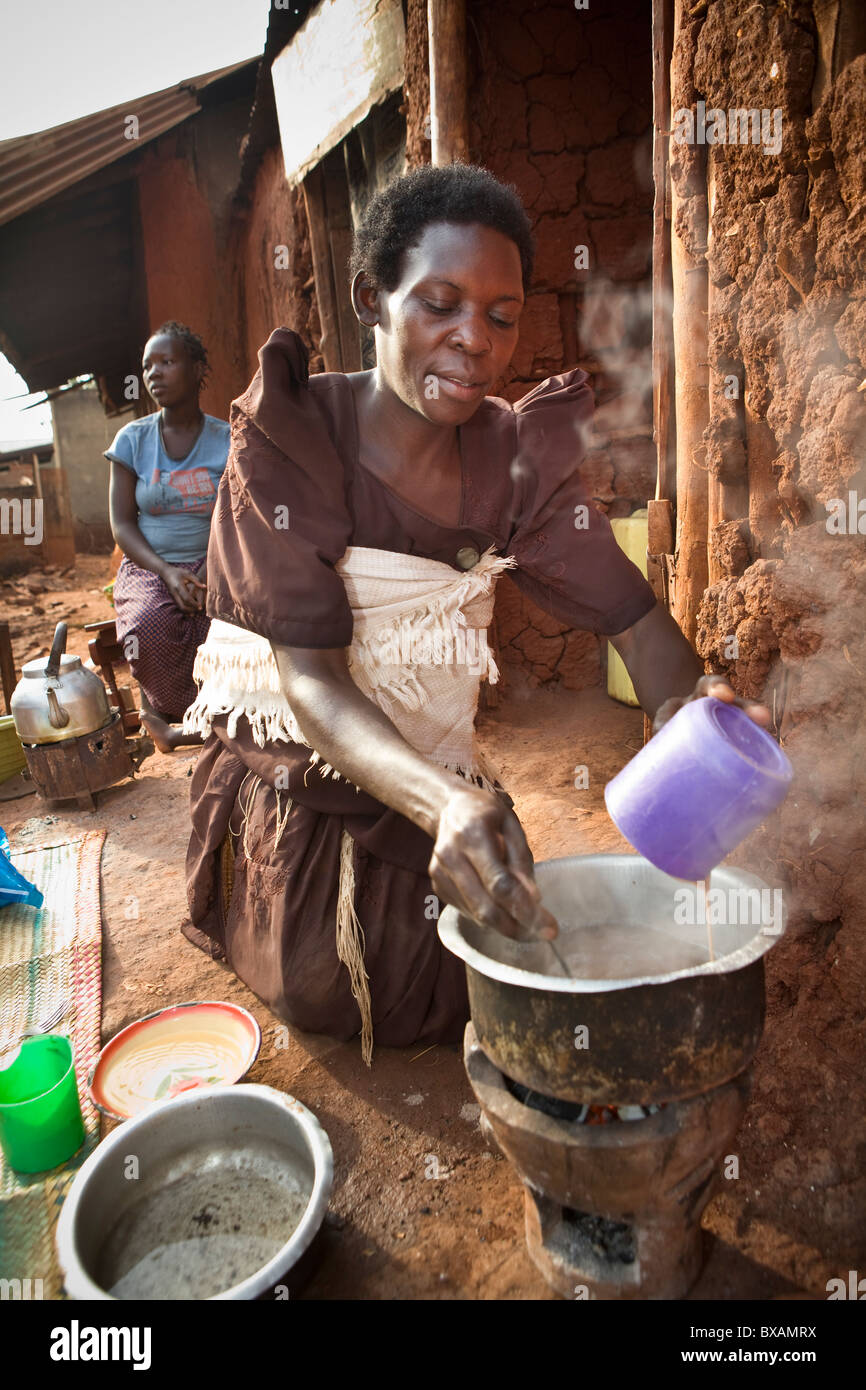 Old Woman Cooking Outside House High Resolution Stock Photography and ...