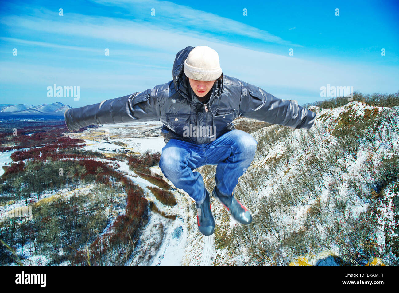 Jump brightly hi-res stock photography and images - Alamy