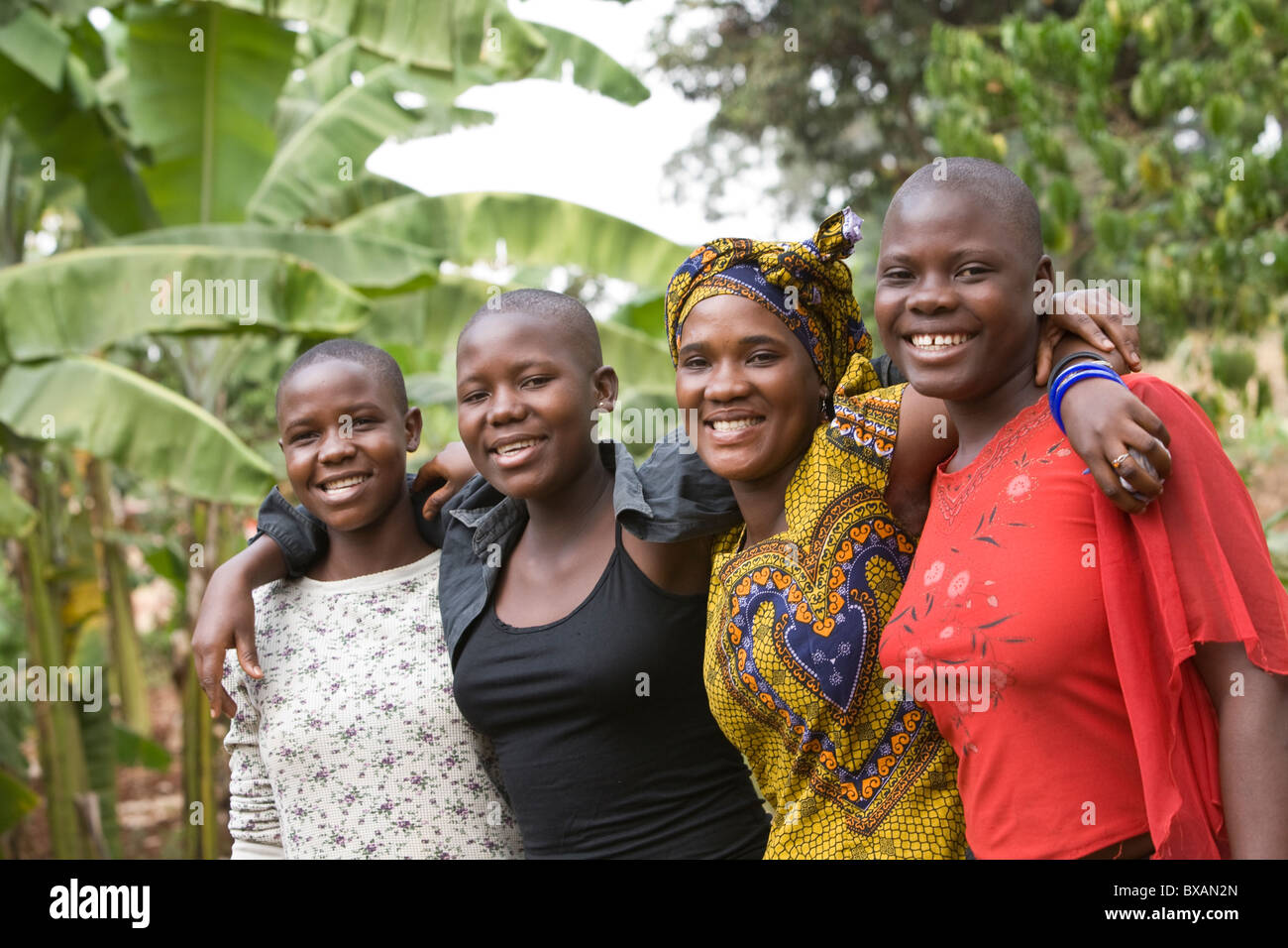 Uganda woman laughing hi-res stock photography and images - Alamy
