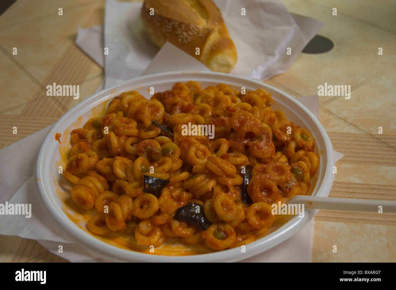 Typical Sicilian pasta dish Palermo Sicily Italy Europe Stock Photo - Alamy