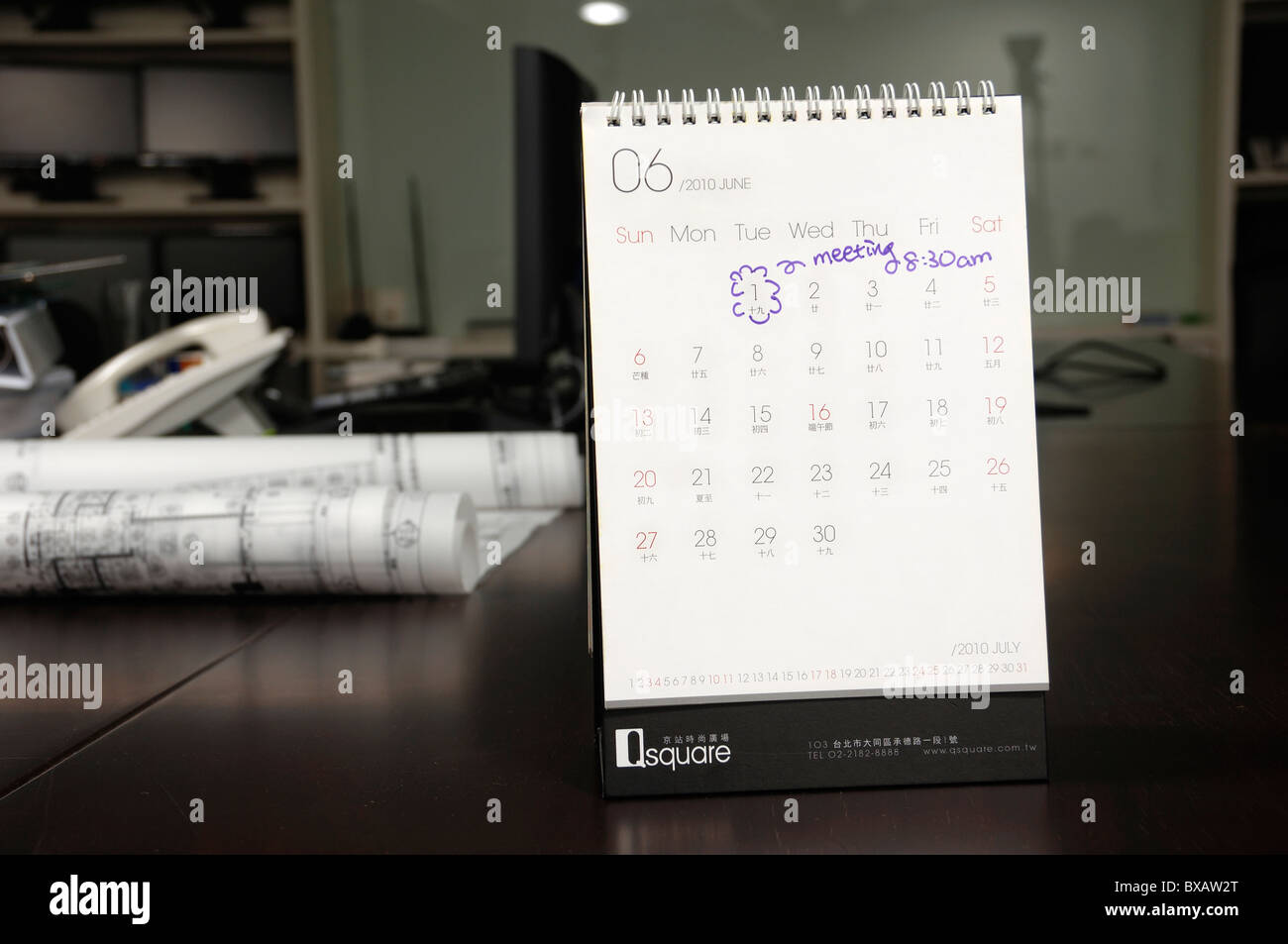 Marking calendar hi-res stock photography and images - Alamy