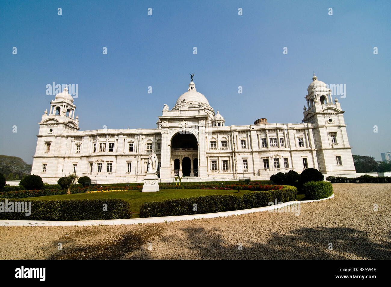 The beautiful Victoria memorial Stock Photo - Alamy