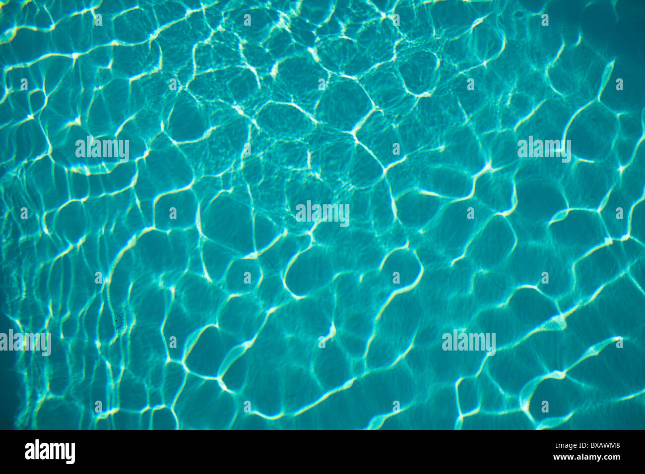 Reflection of water in swimming pool Stock Photo - Alamy