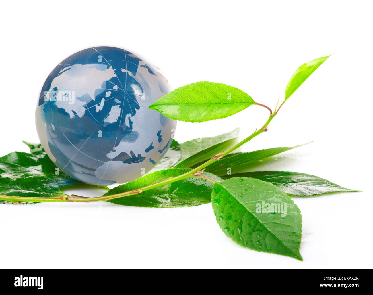 The globe concept eco Stock Photo - Alamy