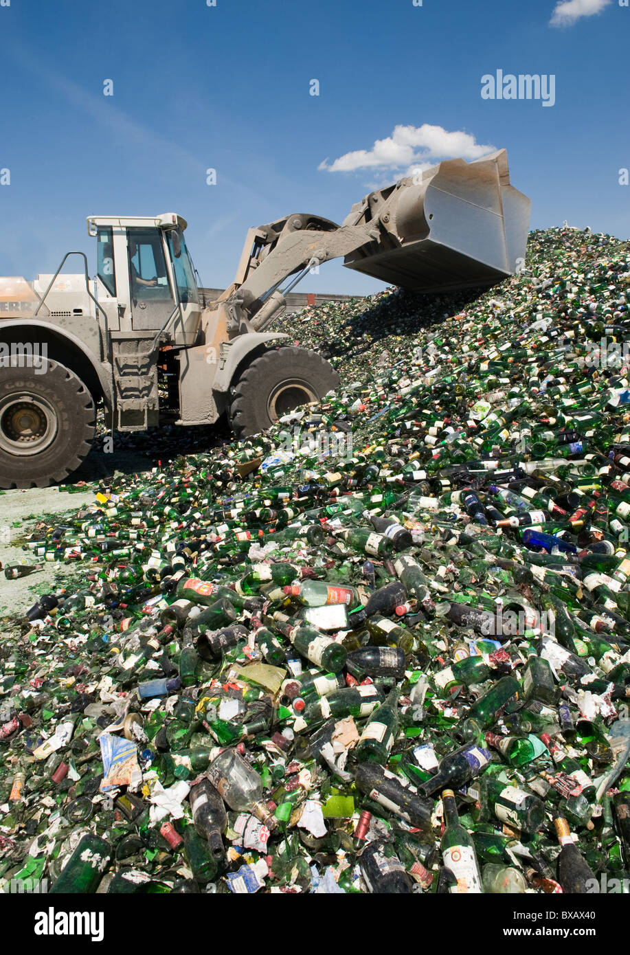 Glass recycling machine hi-res stock photography and images - Alamy