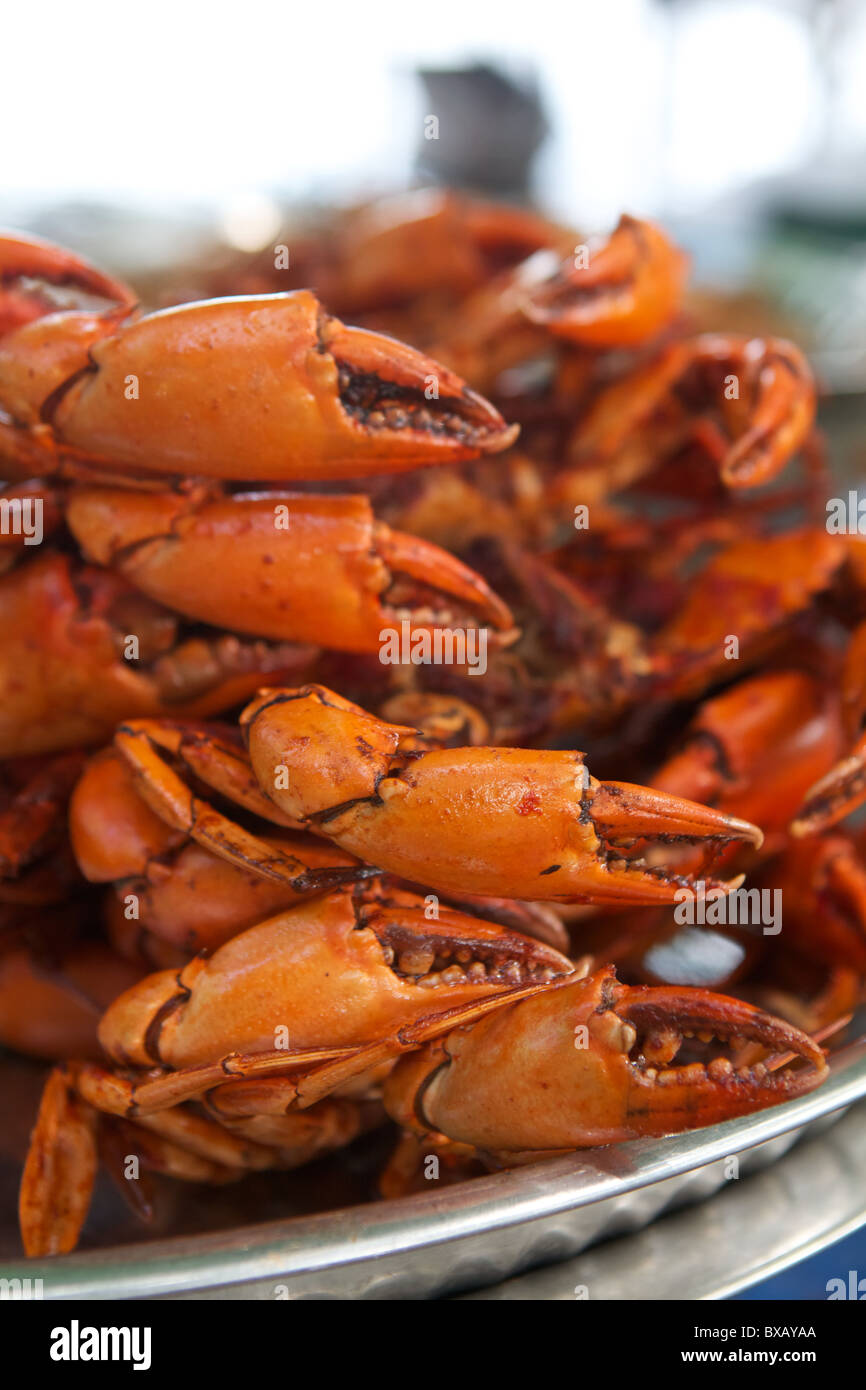 stack of cooked crabs Stock Photo - Alamy