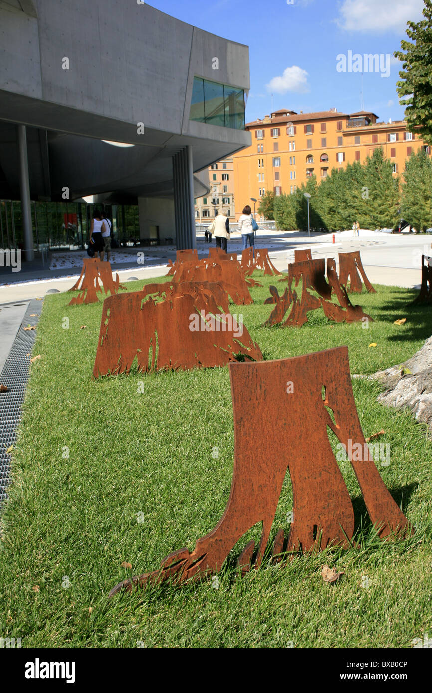 maxxi museum of modern art in rome italy Stock Photo - Alamy