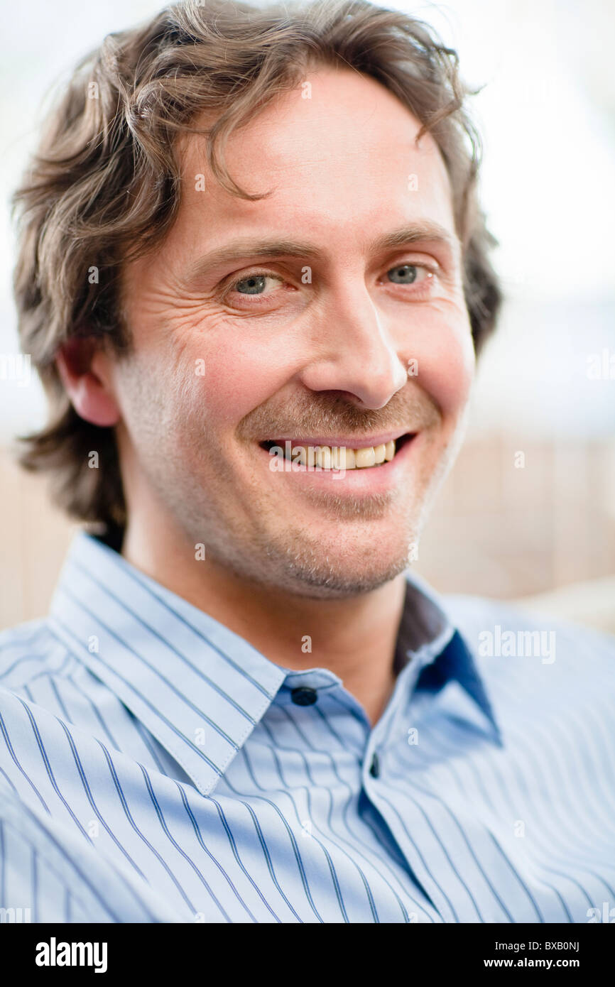 Close up portrait smiling swedish man hi-res stock photography and ...
