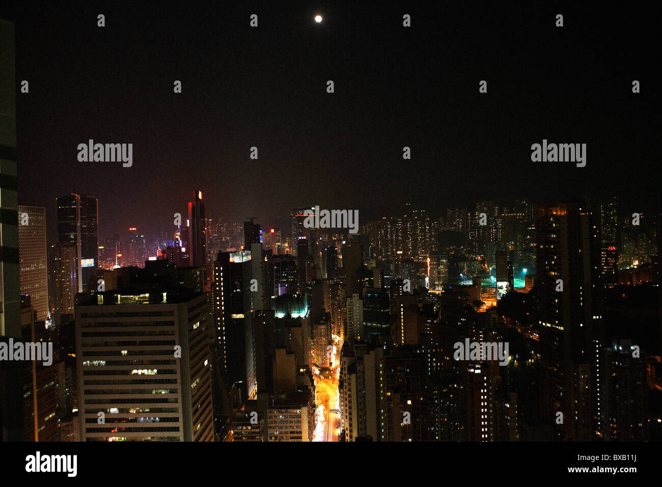 Cityscape at night Stock Photo - Alamy