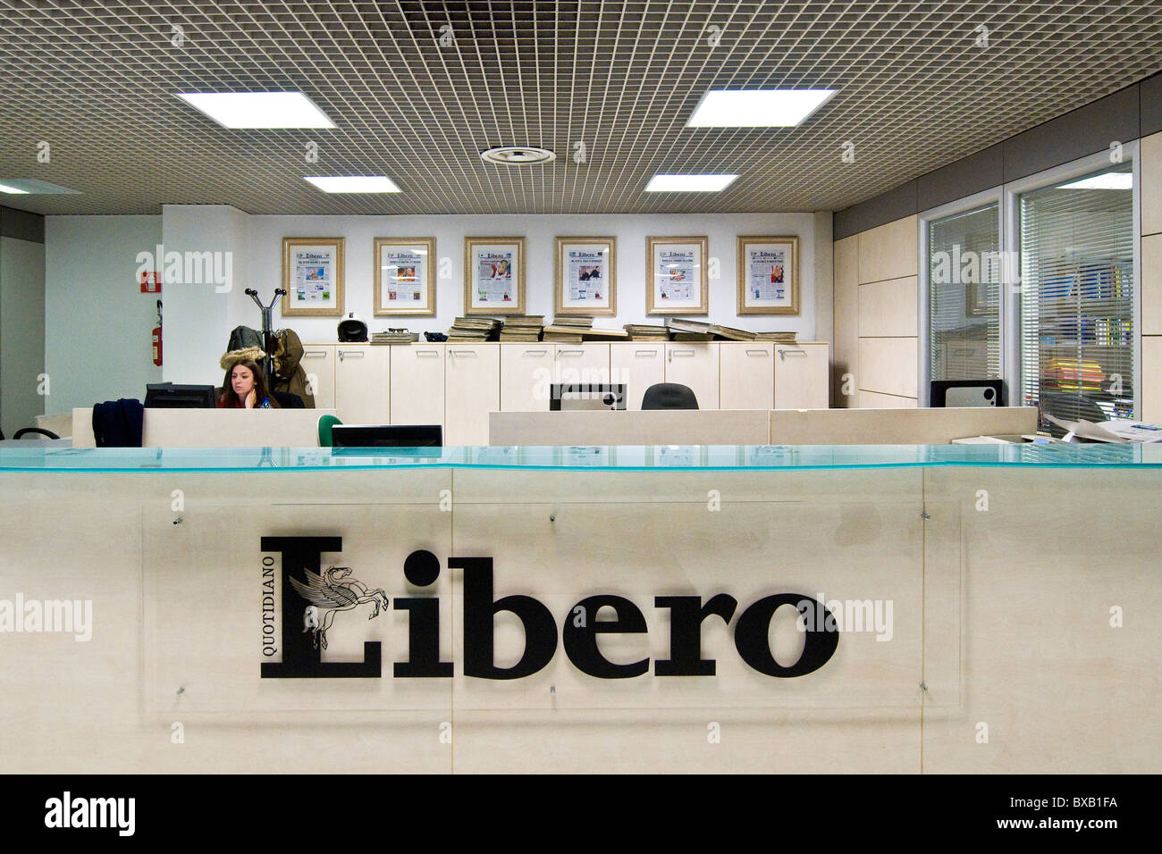 Libero editorial office, Milan, Italy Stock Photo - Alamy