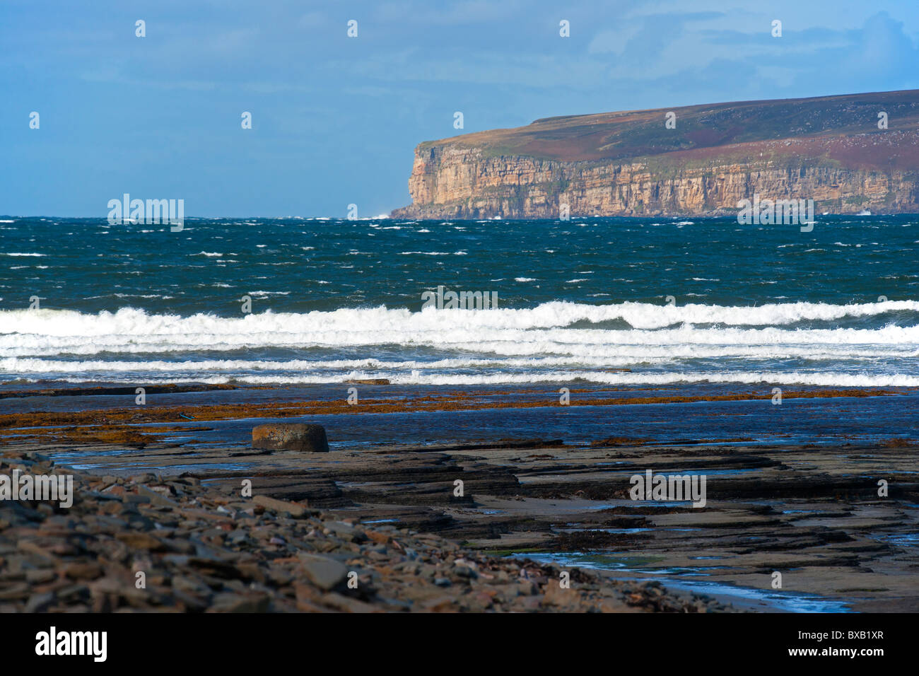 Dunnet Bay looking to Dunnet head, Thurso, Highland Region, Scotland ...