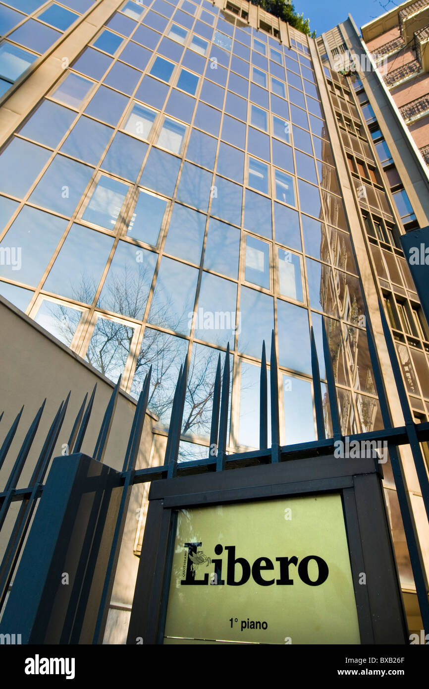 Libero editorial office, Milan, Italy Stock Photo - Alamy