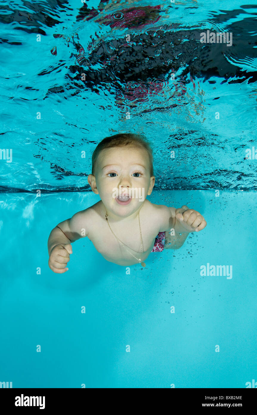 Baby underwater hi-res stock photography and images - Alamy