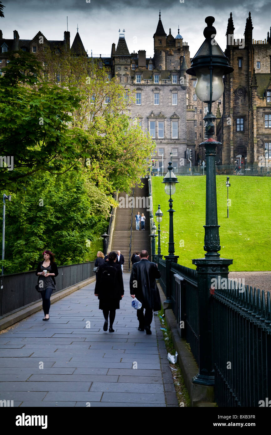 Playfair Steps, Edinburgh, Scotland Stock Photo - Alamy