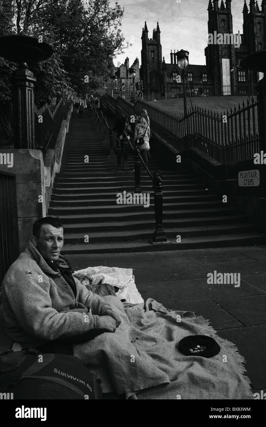 Homeless edinburgh hi-res stock photography and images - Alamy