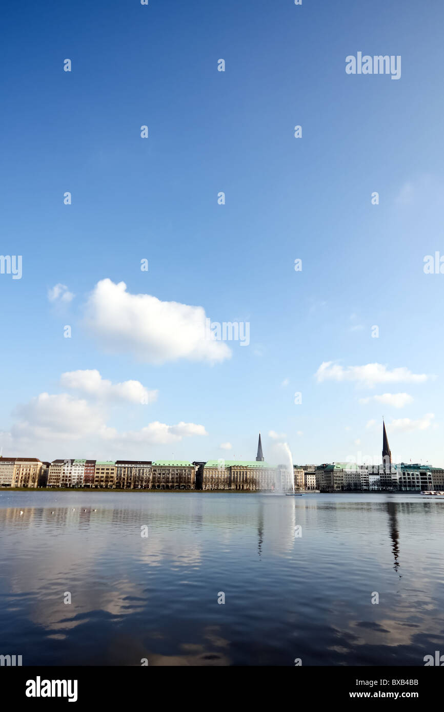 View of the Lake Alster in Hamburg, Germany Stock Photo - Alamy