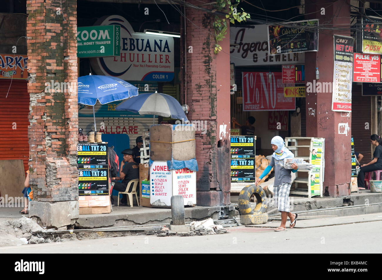 Colon street scene cebu city hi-res stock photography and images - Alamy