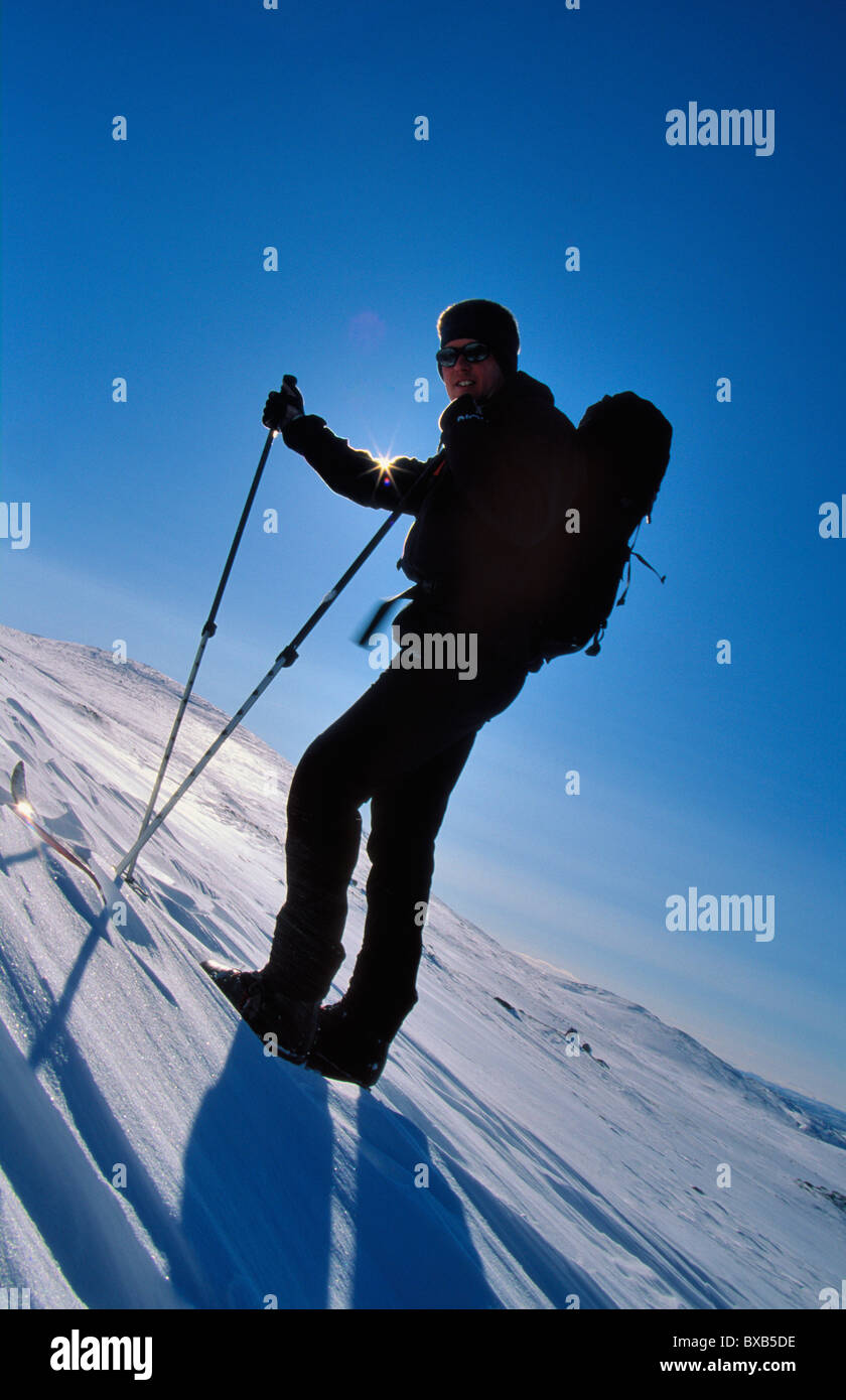 Skier on slope Stock Photo - Alamy
