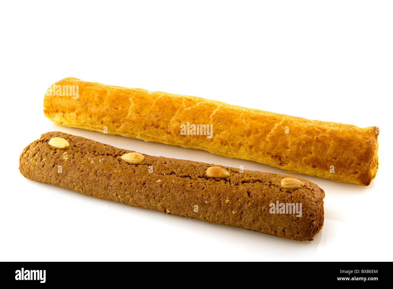 Typical Dutch delicacy for the Sinterklaas holidays isolated over white ...