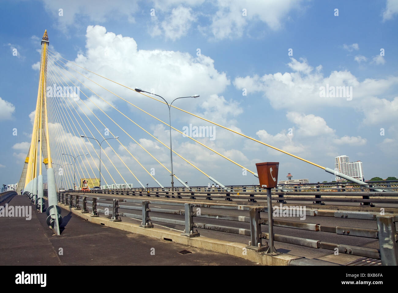 Rama VIII bridge in Bangkok, Thailand Stock Photo - Alamy
